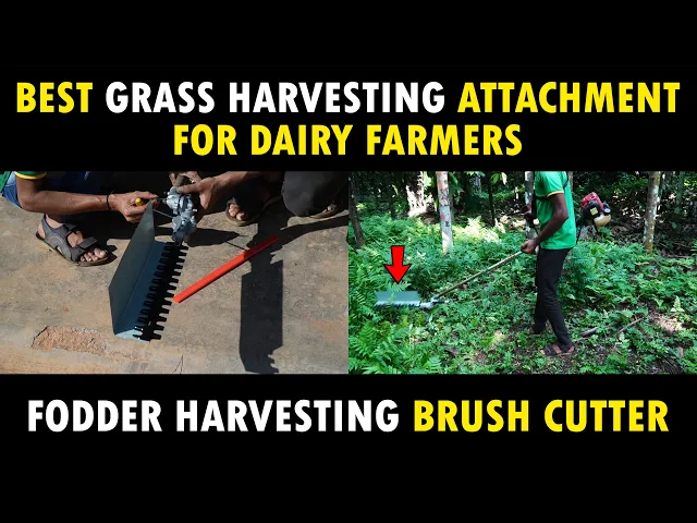 Grass Harvesting attachment For Brush Cutter Machine | Fodder / Napier ...