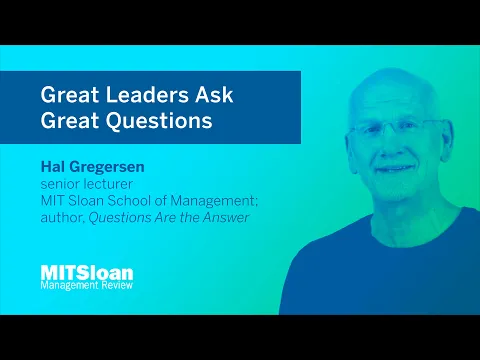 Hal Gregersen - Innovation and Inquiry Speaker and Advisor - Stern ...
