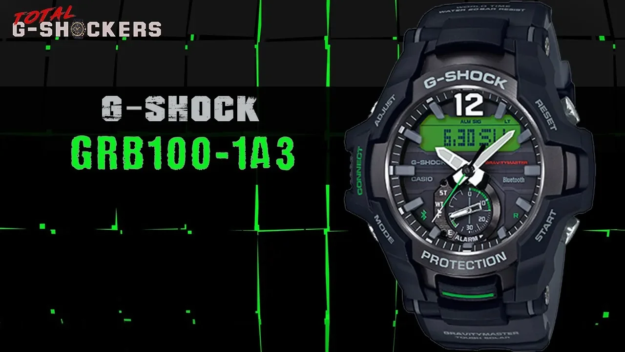 Casio G-SHOCK GRB100-1A3 GRAVITYMASTER | Top 10 Things Watch Review