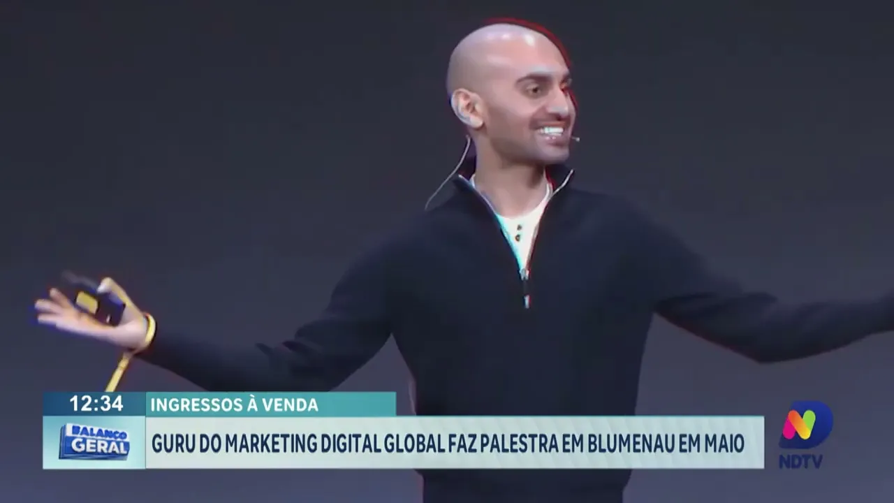 Guru do marketing digital global faz palestra em Blumenau em maio