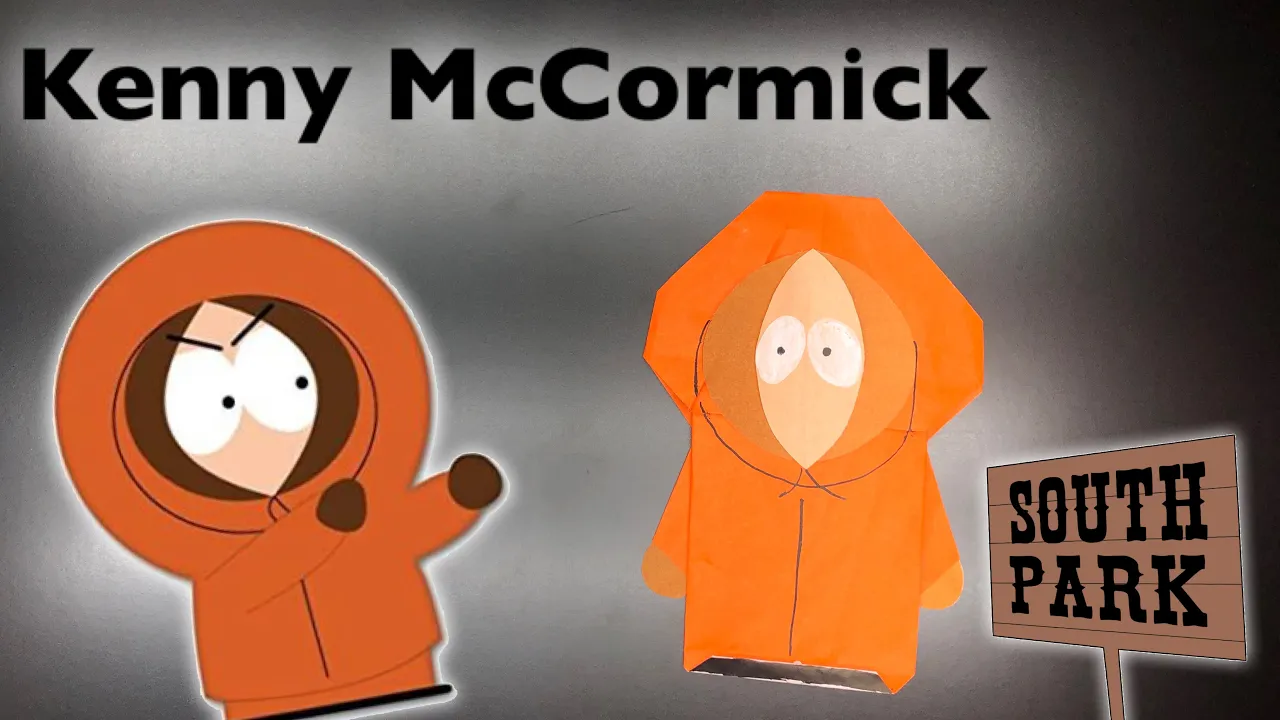 How To Make Origami Kenny McCormick South Park.