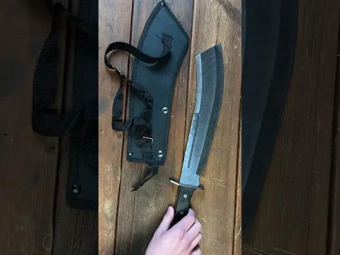 Full-Tang Jungle Parang - Square Tip Chopping Machete - Thick Steel ...