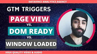 Difference Between Page View and Dom Ready And Window Loaded : Google Tag Manager Tutorial
