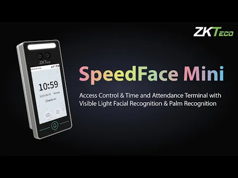 ZKTECO SPEEDFACE MINI MULTI BIOMETRIC READER – NeonSales