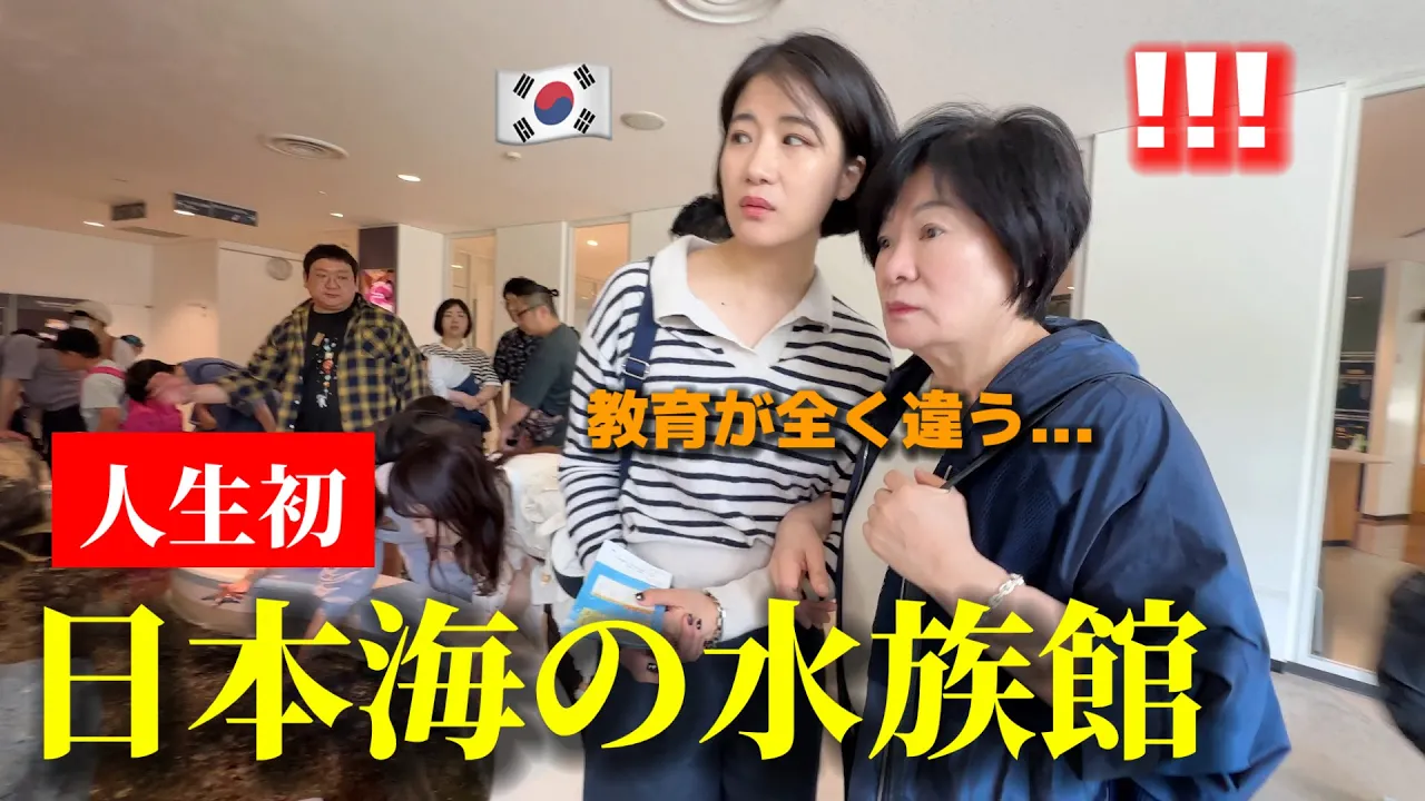 韓国人が初めて日本海の水族館に行って本当に驚きました… | IKITERU【イキテル】｜YouTubeランキング