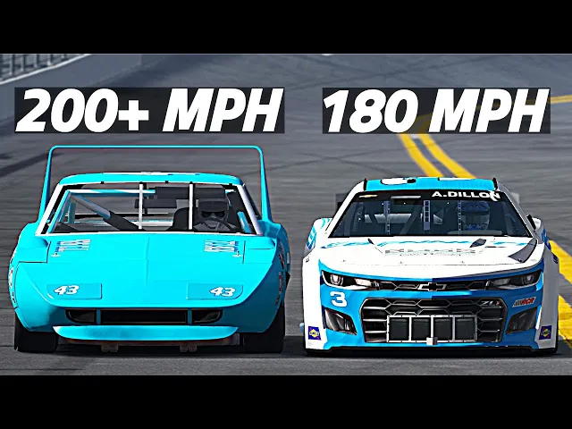 Could a Plymouth Superbird Beat a Modern NASCAR Camaro at Daytona?