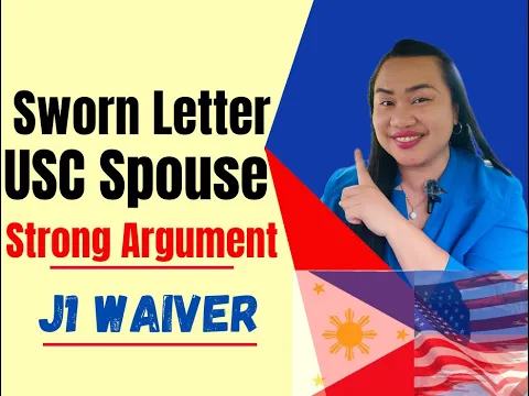 Evidence Sworn Statement Letter of US Citizen Spouse for DS 3035 and I ...