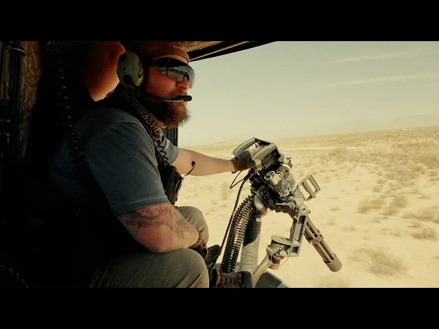 This Quad Minigun-Armed WWII Turret Spewing Rounds Is Metal As Hell