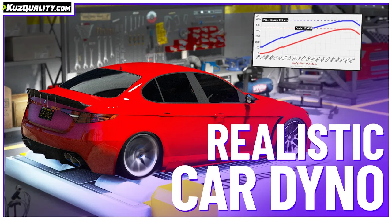 Car dyno Script for FiveM | KuzQuality