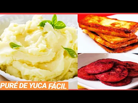 Cómo hacer Puré de Yuca con Queso