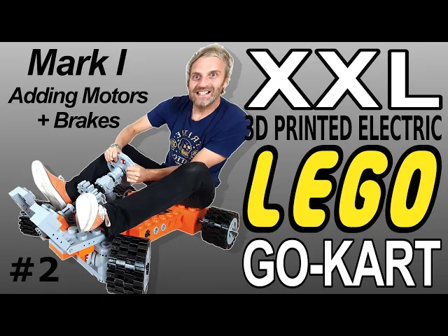 YouTuber Builds a 30-MPH Go-Kart Out of Giant, 3D Printed Lego Pieces
