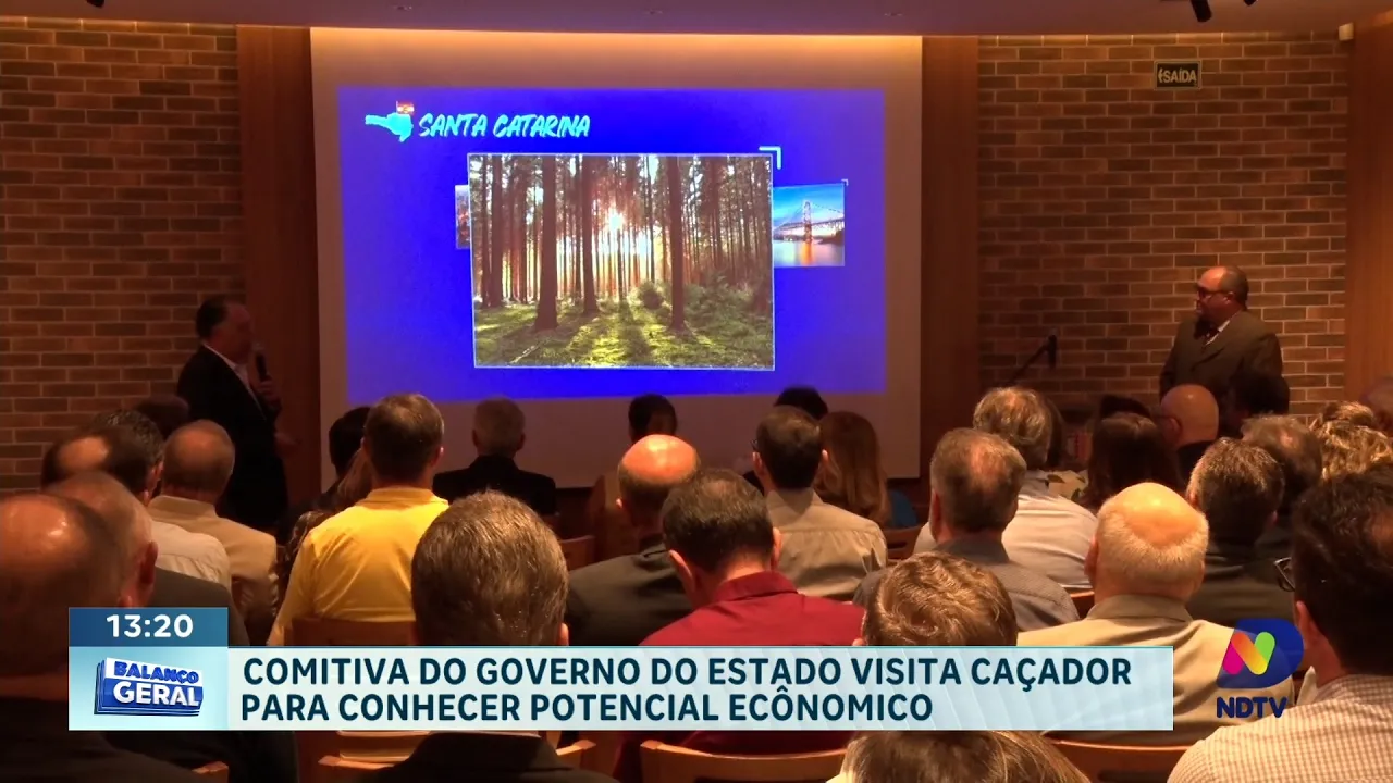 Comitiva do Governo do Estado visita Caçador para conhecer o potencial ...