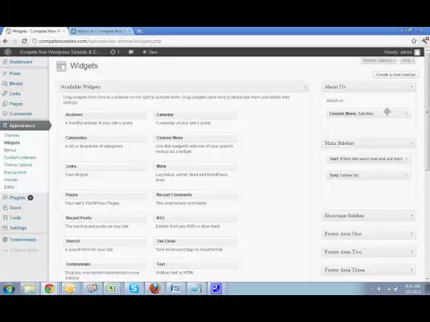 How to Add Custom Sidebars to Your WordPress Site | Video Tutorial