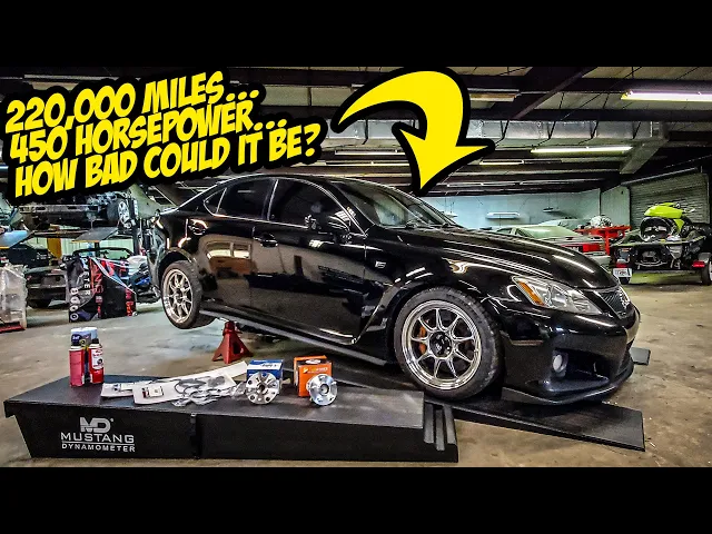 Here’s What Over 220,000 Miles Does to a Tuned 450-HP Lexus V8 Engine