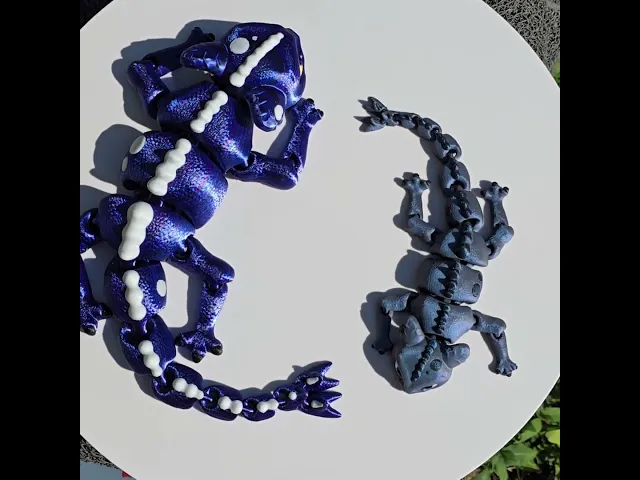 Flexi Cat-Dragon Fully Articulated Feline-esque Dragon - 3D model by ...