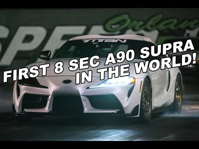 Here’s an 861-HP 2020 Toyota Supra Running an Eight-Second Quarter-Mile