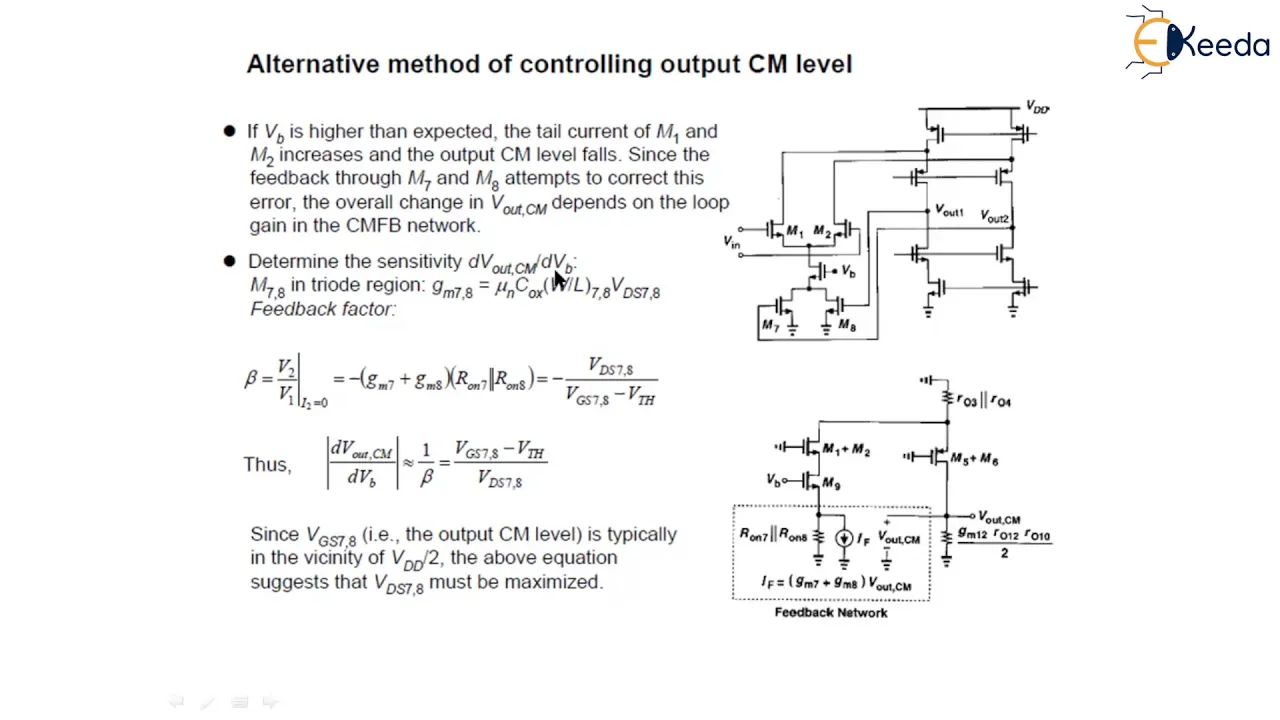 CMFB Using Triode Devices - Stability and Frequency Compensation Op-Amp - Analog & Mixed VLSI ...