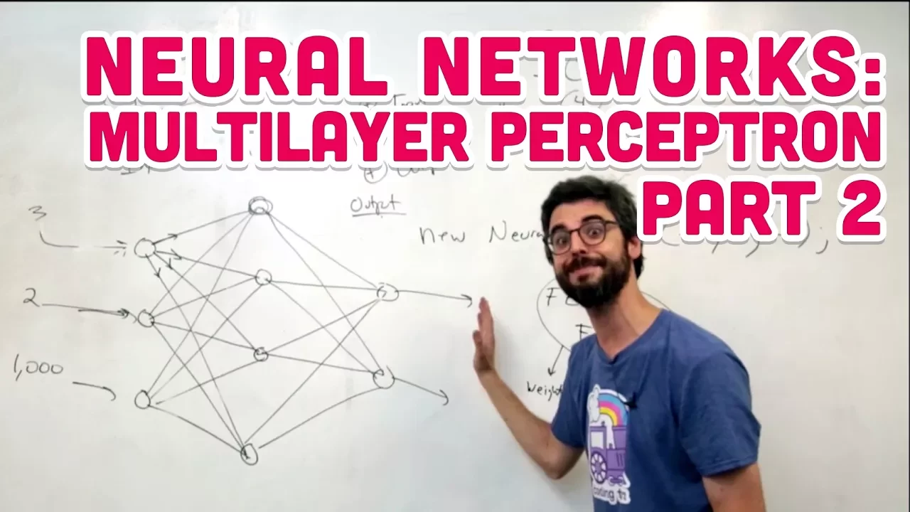 10.5: Neural Networks: Multilayer Perceptron Part 2 - The Nature of ...