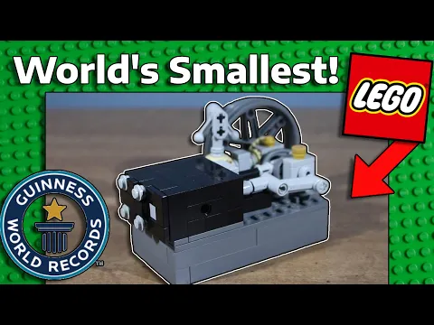 World's Smallest Double-Action Steam Engine MOC | BlueBrickMOCs