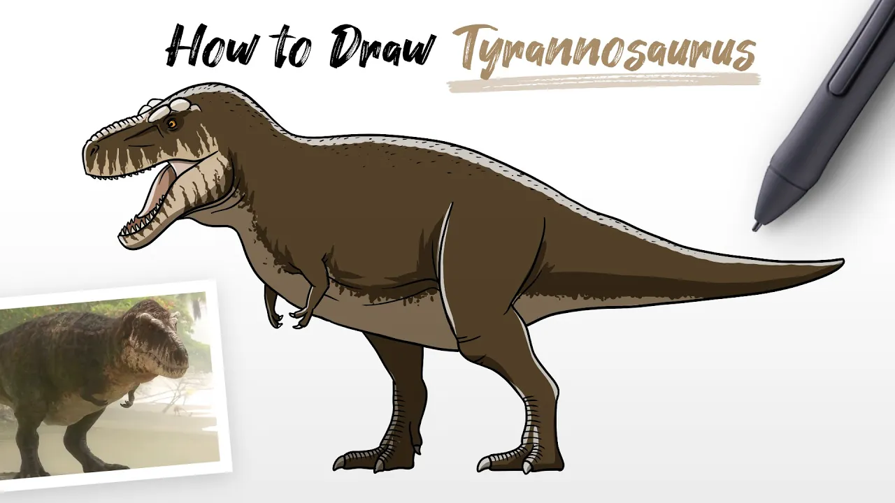 Draw Dinosaur Scorpios Rex E750