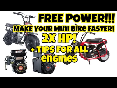 How to Make Your Mini Bike Faster: Free Performance Build Mods for ...