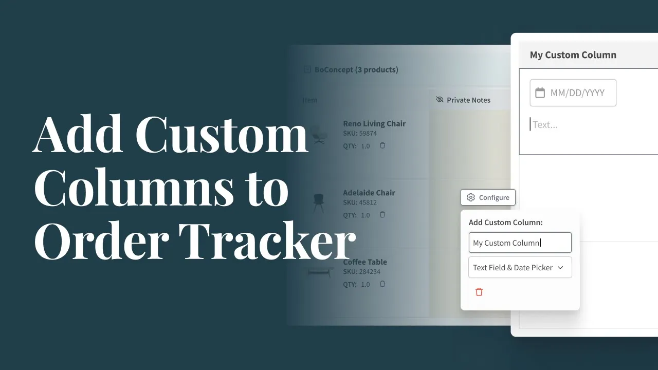 Using Custom Columns in the Order Tracker | DesignFiles