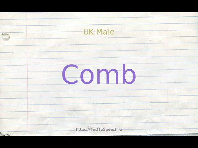 Comb synonym store