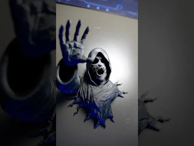 Void Reaper: Dementor Inspired Wall Art/Hanger (Support-Free) - 3D ...
