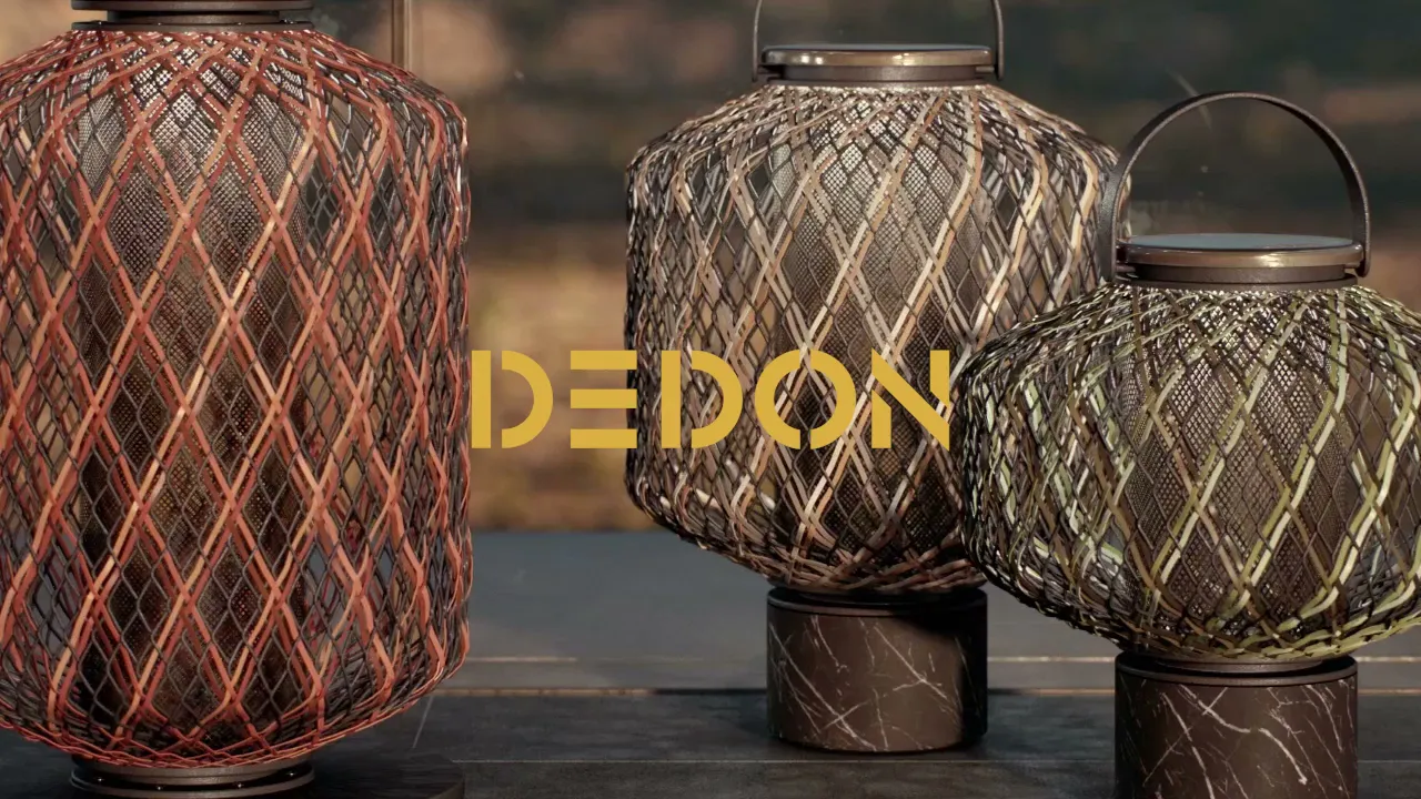 DEDON SET THE OTHERS Statue TEBU, 230V europäischer Standardstecker ...
