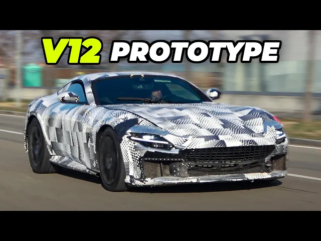 This Ferrari Roma Test Mule Is Hiding the V12 for the 812’s Replacement
