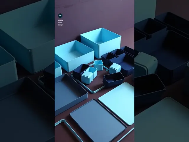 BOXY : Modular, stackable boxes and drawer organizer - 3D model by ...