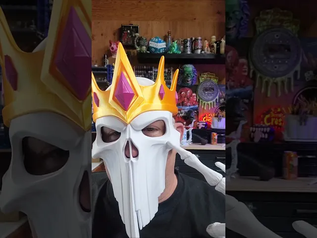 The Skeleton King- Helmet-Mask - 3D model by littletup on Thangs