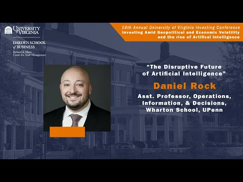 Daniel Rock - Economics of AI Keynote Speaker and Advisor - Stern ...