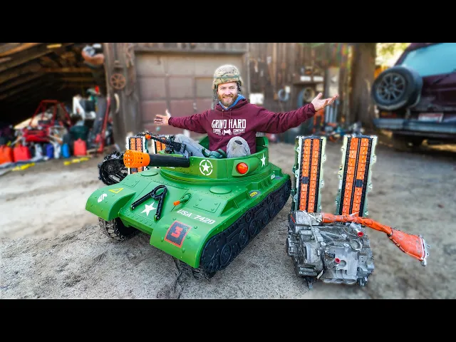 Heroic YouTubers Are Building a 479-HP Power Wheels Tank With EV Parts ...