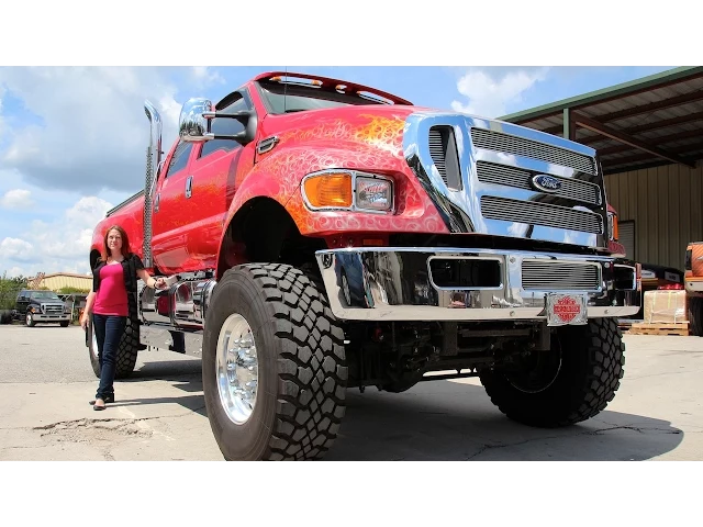 Shaquille O'Neal Buys A Massive F-650 Pickup as His Daily Driver