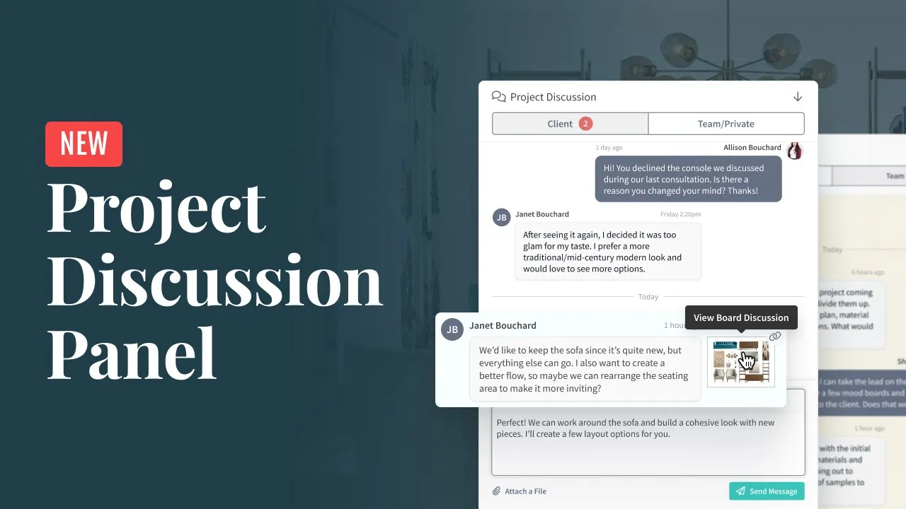 Using the Project Discussion Panel | DesignFiles