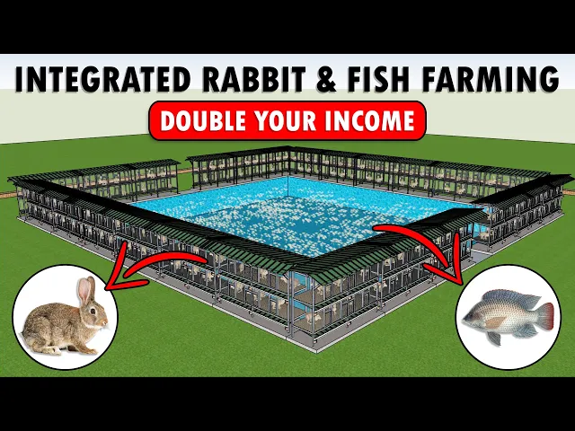 Integrated Rabbit and Fish Farming | Integrated Fish and Rabbit Farming ...