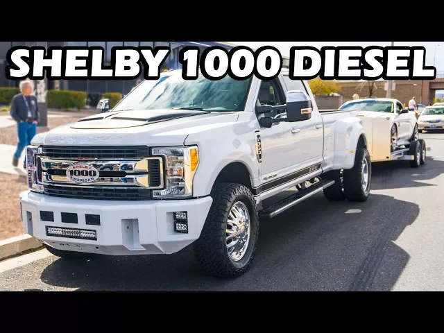 Shelby 1000 Diesel Dually Truck Double Burnout With a Super Snake ...