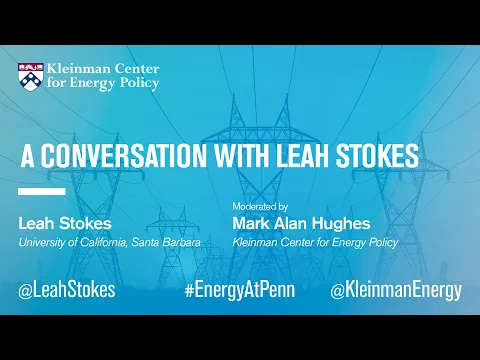Leah Stokes - Climate Policy Expert - Stern Strategy Group