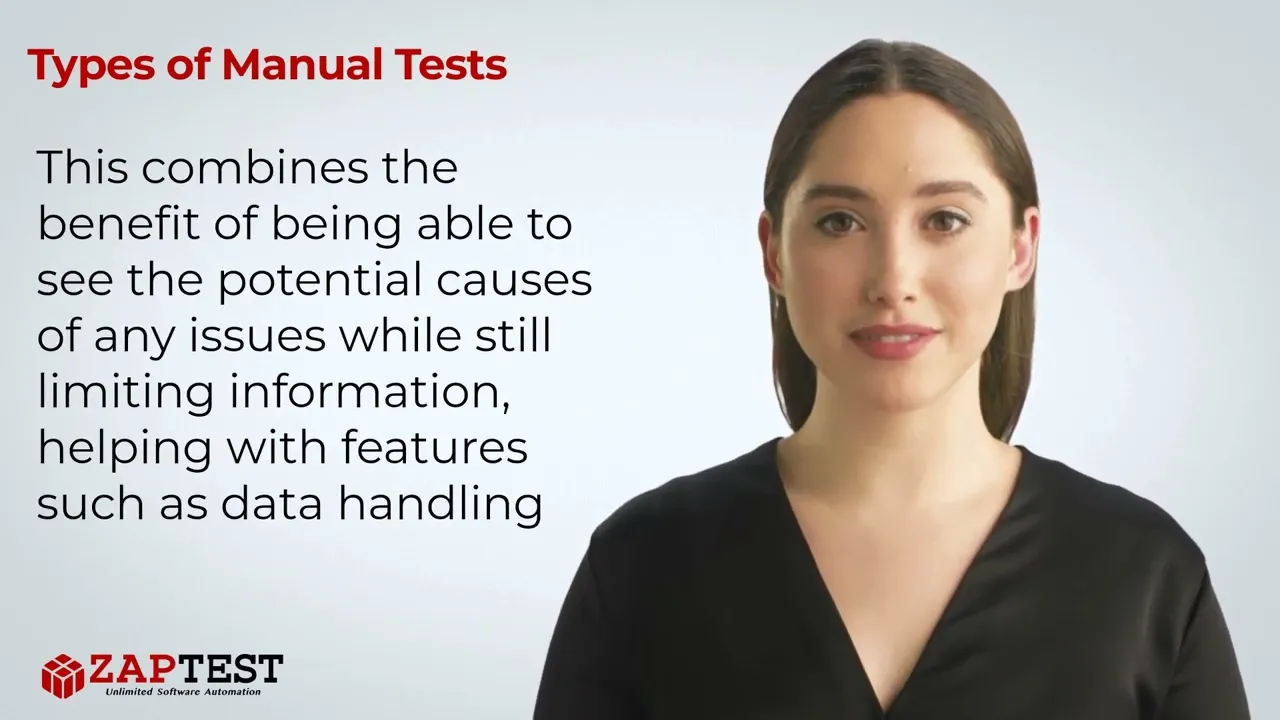 Types Of Manual Tests ZAPTEST