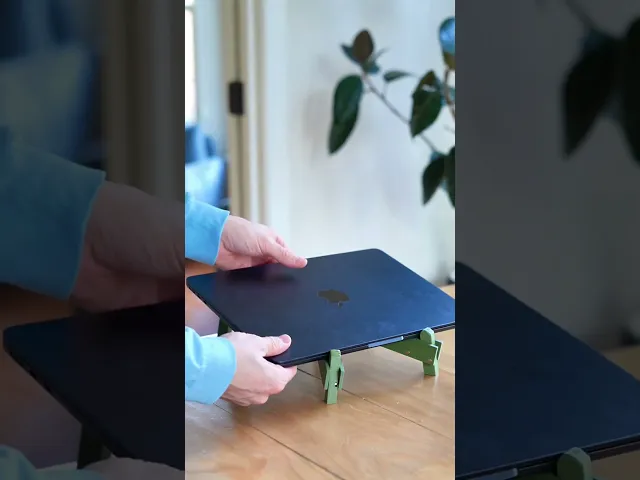 Portable Laptop Stand - Print in Place Collapsing Laptop Stand with ...