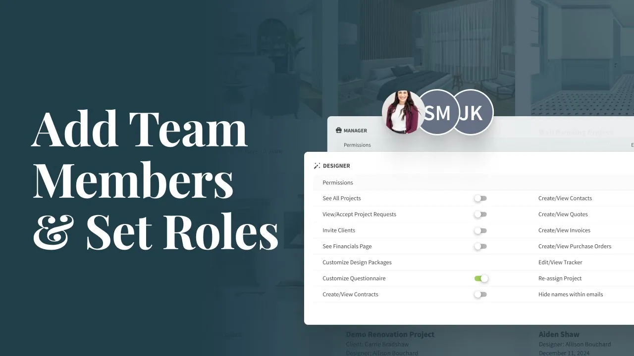 Adding Team Members and Setting Roles | DesignFiles