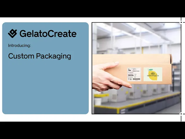 Custom Packaging for ecommerce | Gelato
