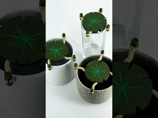 Mug Stacker Lily Pad 3D Printable STL | Organize your Drinkware with ...