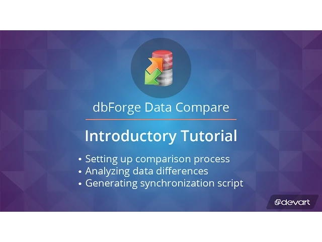Data Compare for SQL Server