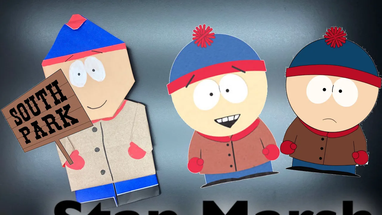 How To Make Origami Stan Marsh South Park.