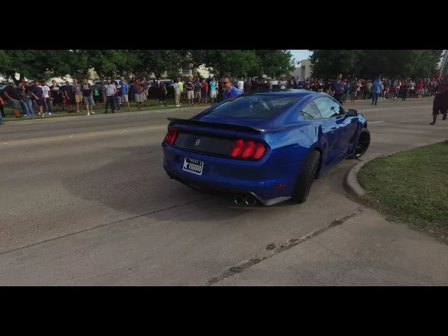 Watch This Ford Mustang Shelby GT350 Nearly Crash Into a Crowd