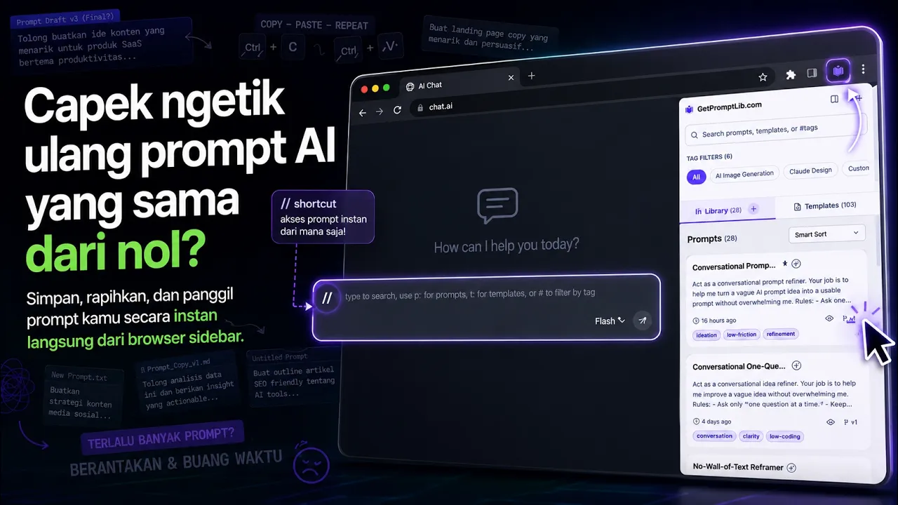 GetPromptLib - Your AI Prompt Library & Manager