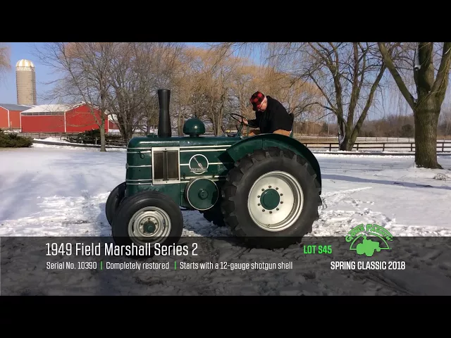 You Can Start This 70-Year-Old Tractor With Paper and a Shotgun Shell