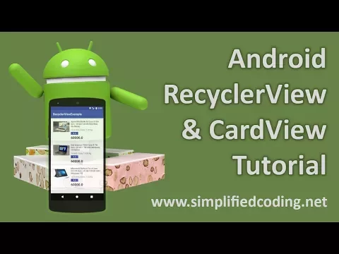 Recyclerview With Cardview Example Tutorial In Android How To Use